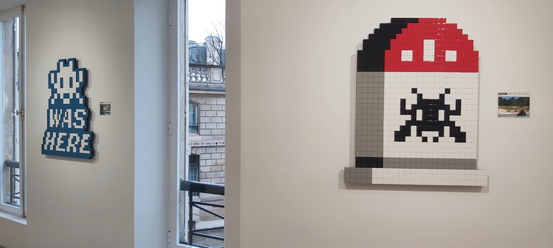 4000, une exposition d'Invader à la galerie Over The Influence